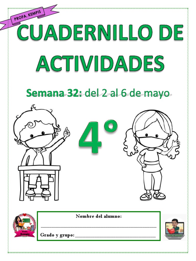 4° S32 Cuadernillo de Actividades-Profa Kempis | PDF