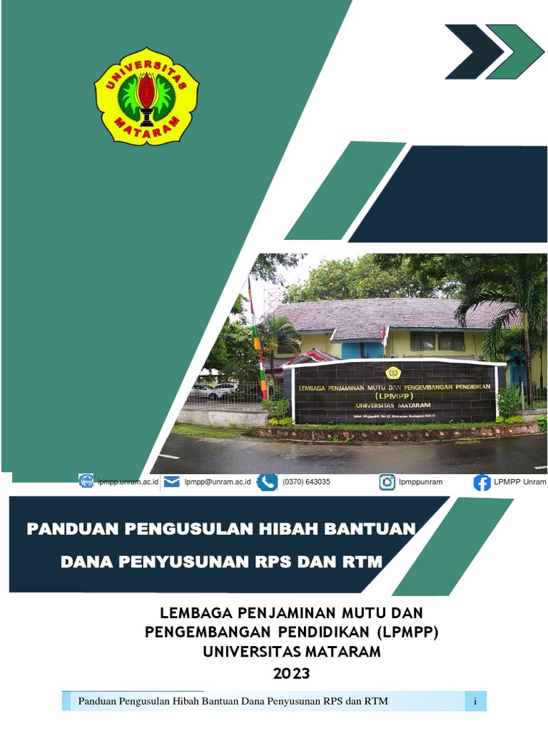 Panduan Hibah RPS Dan RTM | PDF