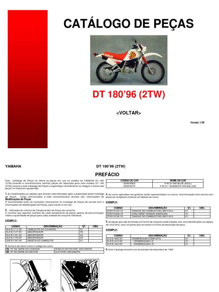Yamaha Dt180 Pdf Pistão Tecnologia De Motores
