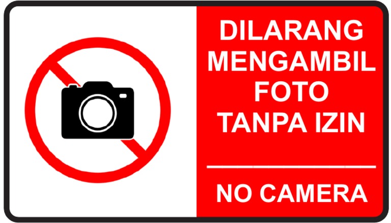 DILARANG MEMOTRET (40X70CM) 3 BH PDF | PDF