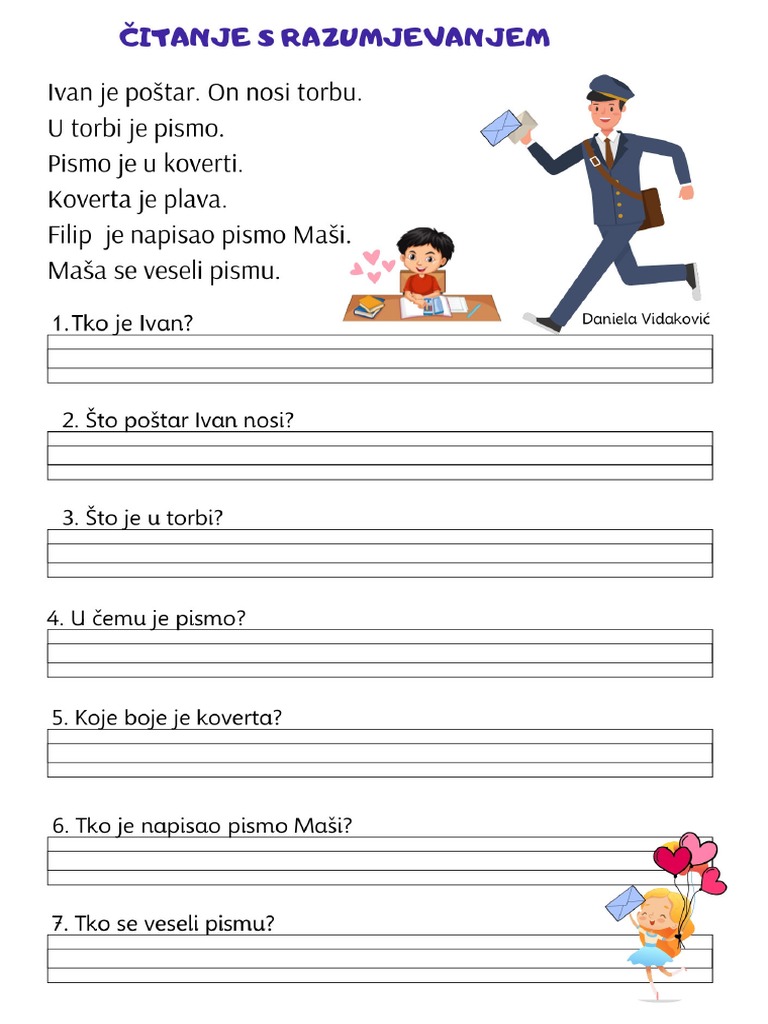 Citanje S Razumjevanjem-Postar | PDF