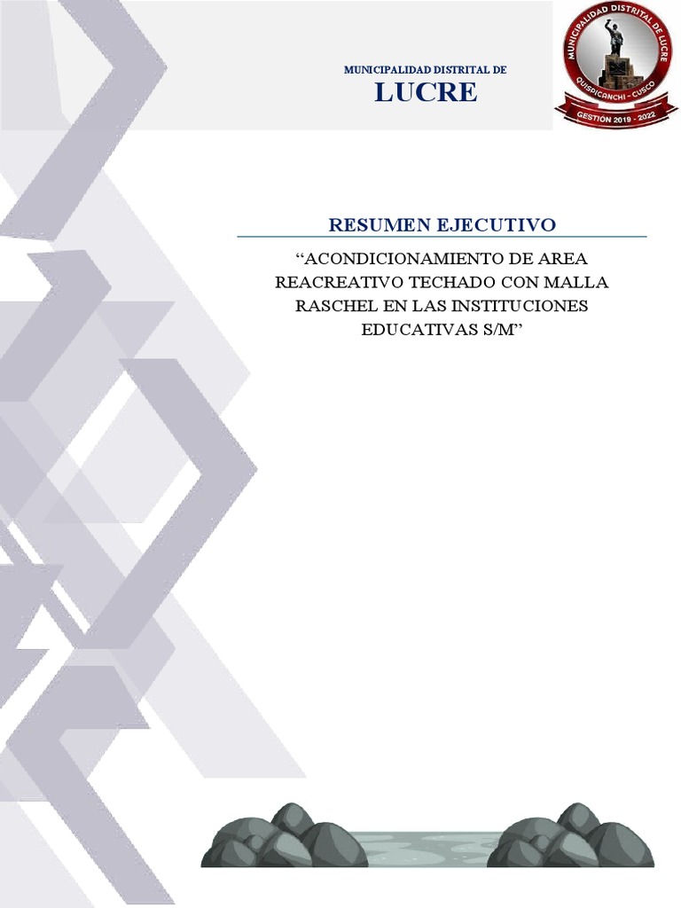 Resumen Ejecutivo - Mallas Raschell | PDF | Hormigón | Naturaleza