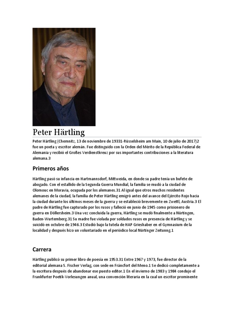 Peter Härtling | PDF | Historia | Clásicos