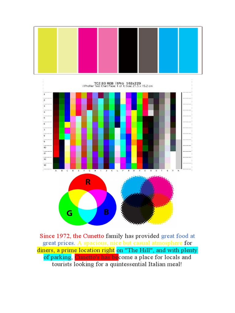 Prueba de Colores | PDF