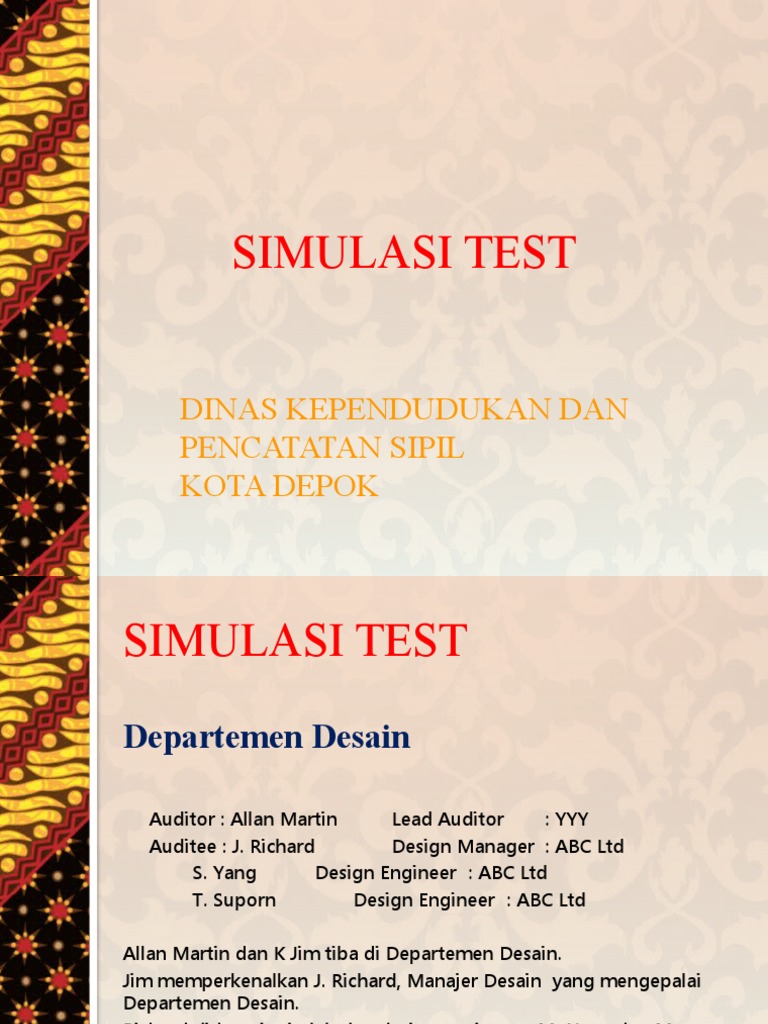 Simulasi Audit Desain & QA | PDF | Bisnis