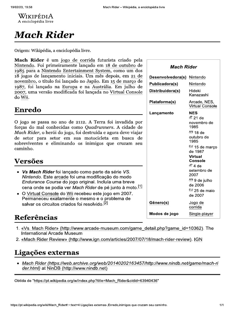 Wiki Mach Rider PDF | PDF