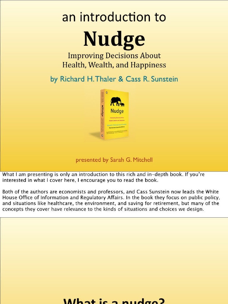 Nudge | PDF