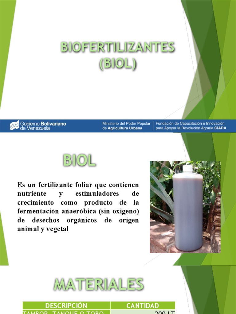 Presentacion BIOL | PDF