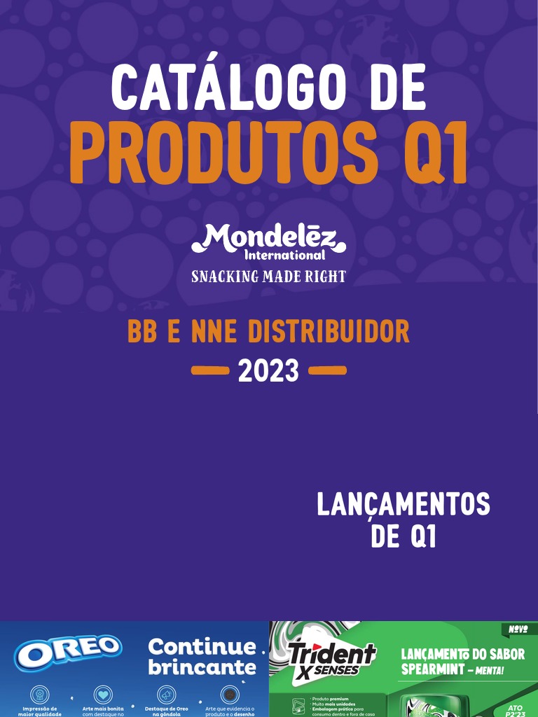 Catálogo de Produtos Mondelez Q1'23 | PDF