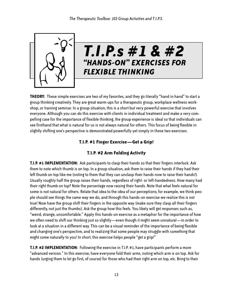 Flexible Thinking Activity | PDF | Social Psychology | Cognition