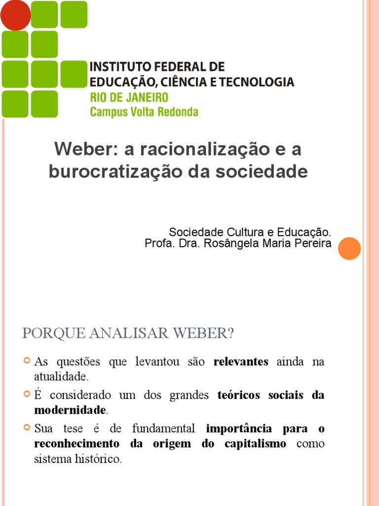 5.-MAX-WEBER.ppt | PDF | Max Weber | Sociologia