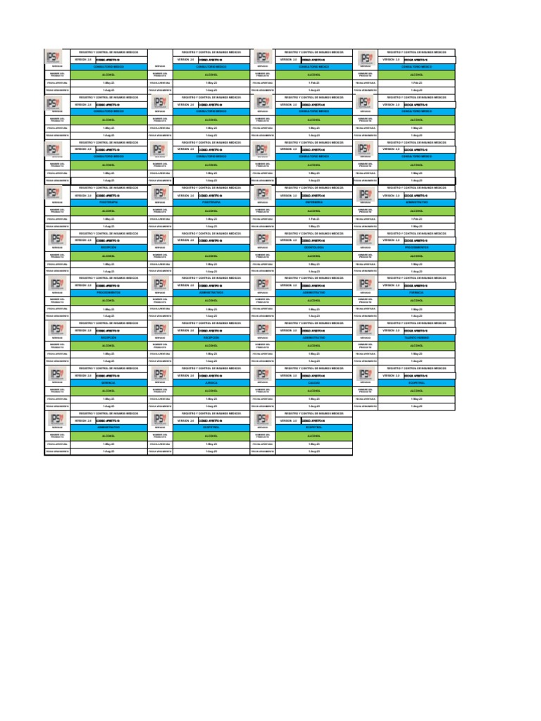 Rotulos | PDF | Cuidado de la salud | Medicina