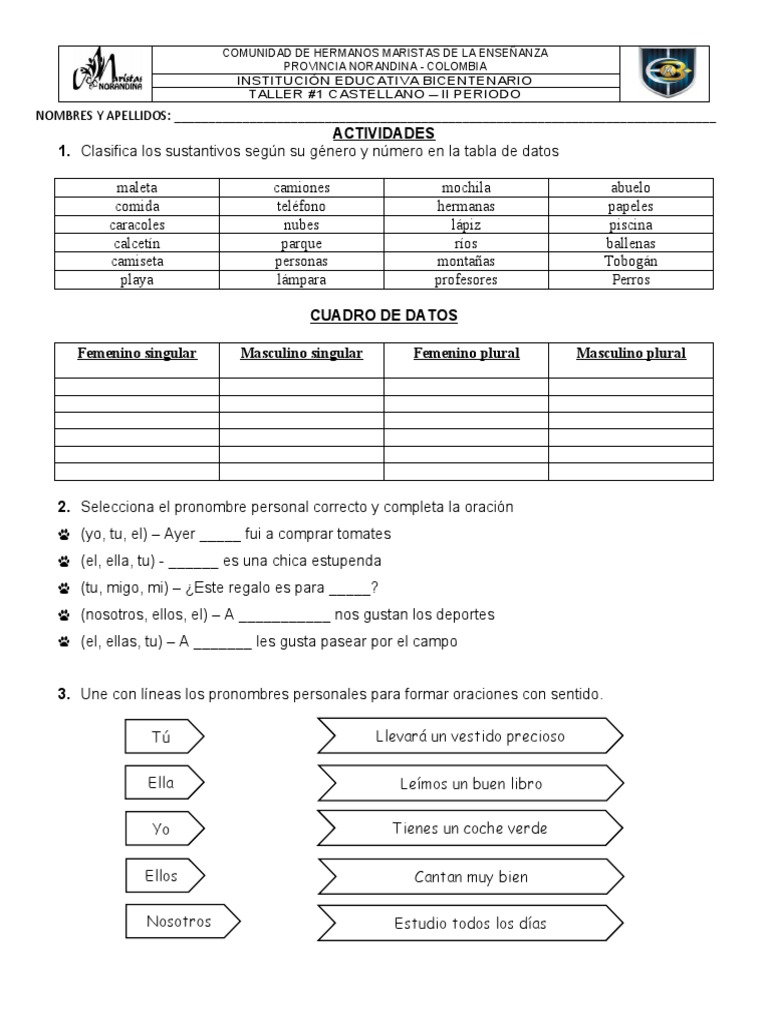 Imprimir Castellano | PDF | Sustantivo | Género gramatical