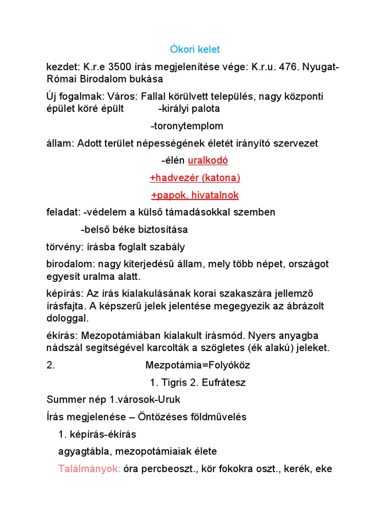 Ókori Kelet | PDF