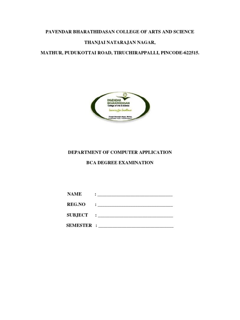 BCA Java Program | PDF | Computer Science | Software