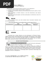5LESSON PLAN Three Types of Terrestrial Motions | PDF | Earth | Universe