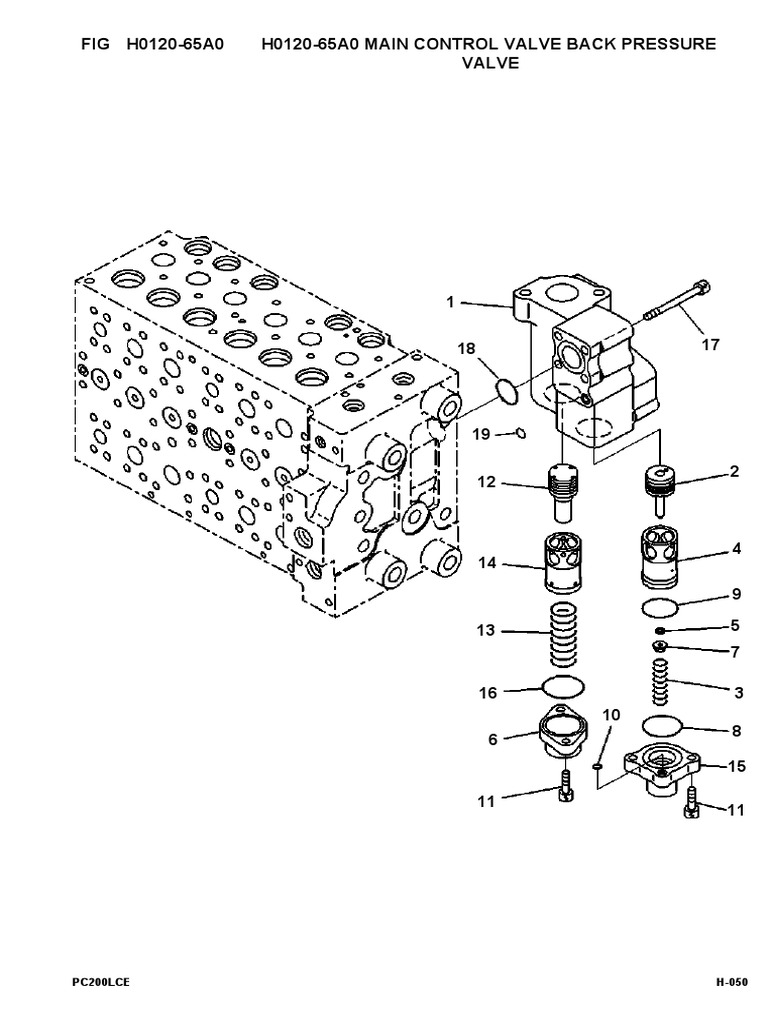FIG H0120-65A0 H0120-65A0 Main Control Valve Back Pressure Valve | PDF