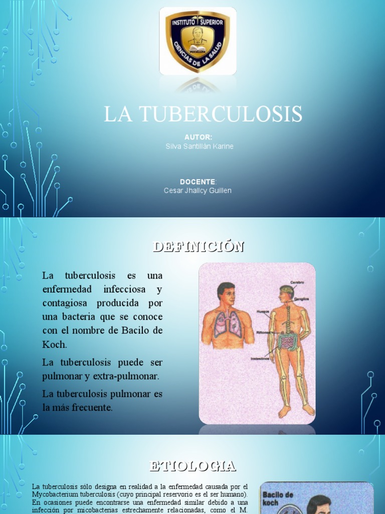 La Tuberculosis | PDF | Tuberculosis | Cuidado de la salud
