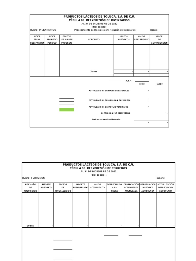 FORMATOS B10.xlsx | PDF | Depreciación | Impuestos