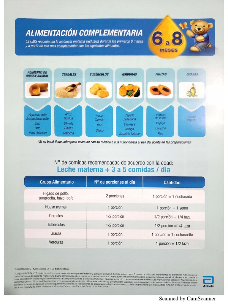Alimentación Complementaria PDF | PDF