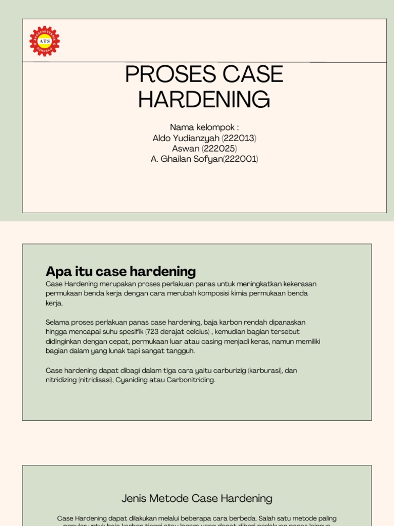 Proses Case Hardening pada Baja | PDF