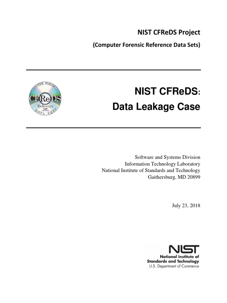NIST CFReDS Data Leakage Analysis | PDF | Computer File | Usb Flash Drive