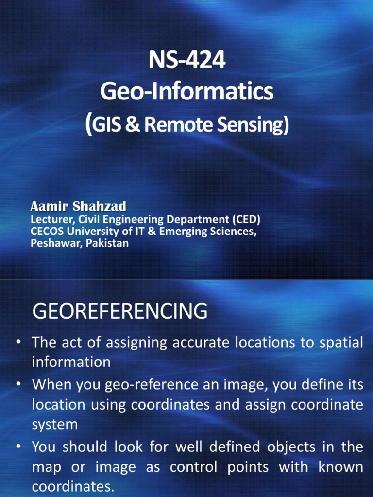 Georeferencing | PDF