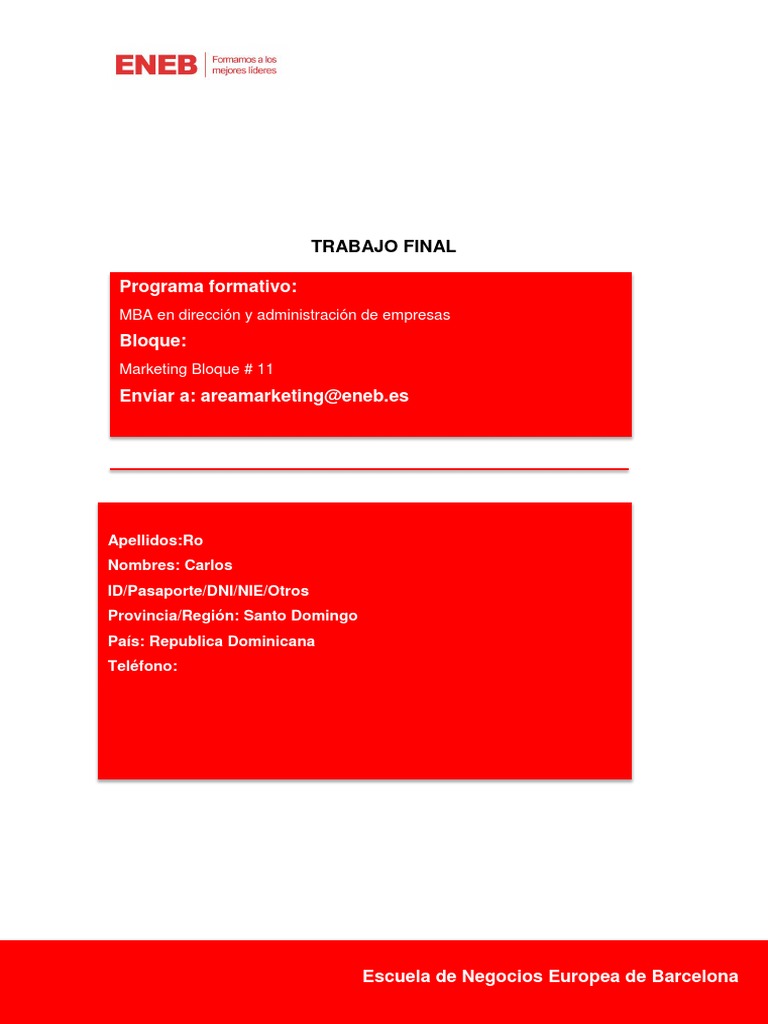 2702202marketing ENEB Trabajo Final | PDF