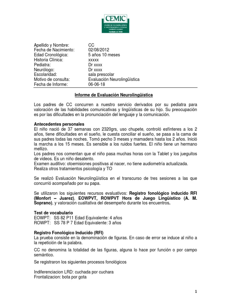 Informe ONE WORD | PDF