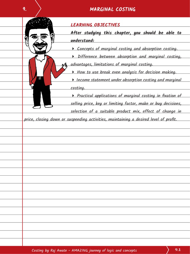 Marginal Costing by Raj Awate PDF | PDF