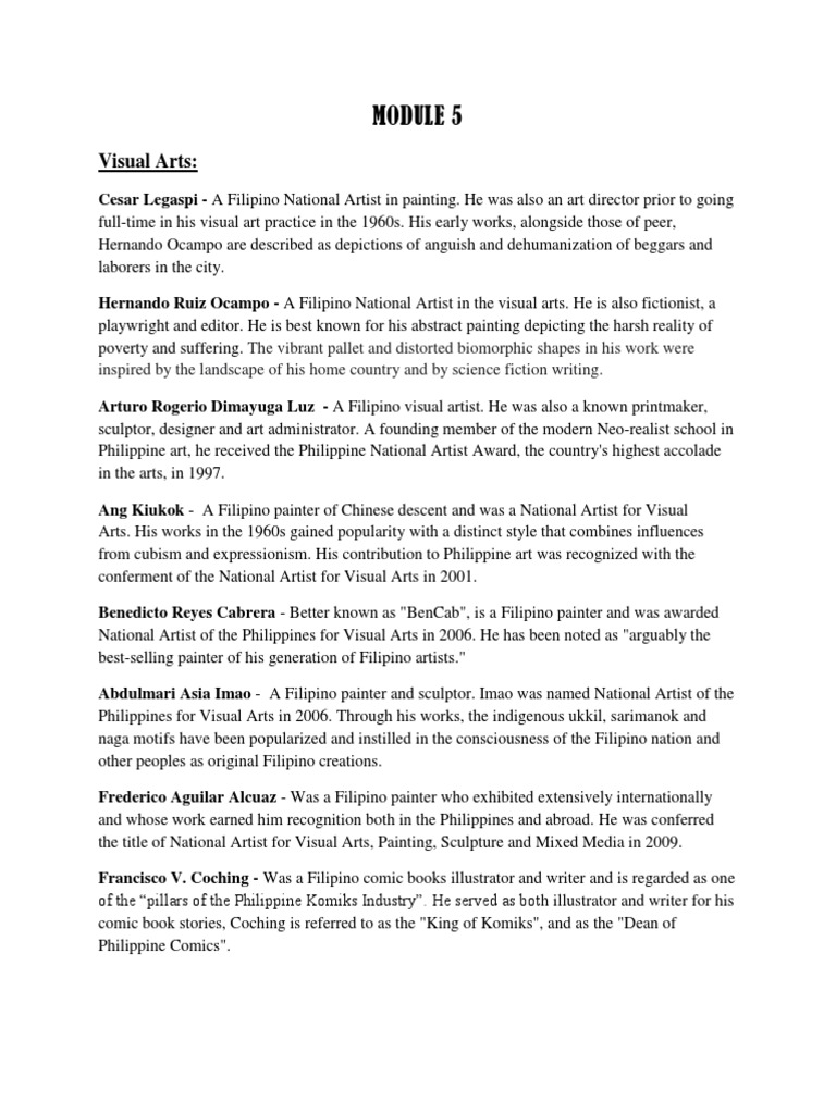 Research Contemp Nat Artists.pdf | PDF