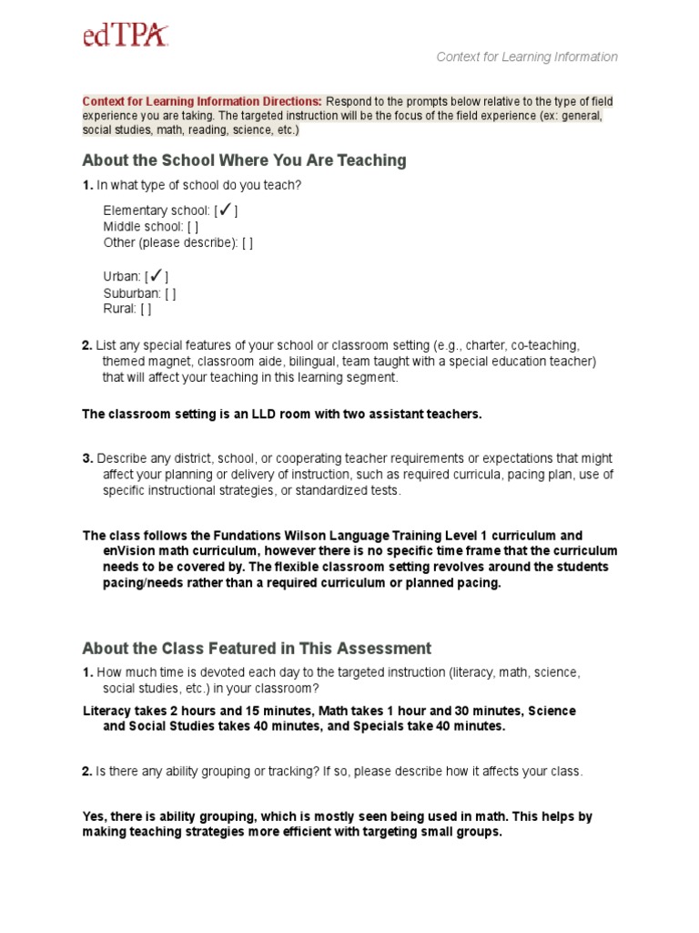 Observation Report 1 - Ariana Szep | Download Free PDF | Curriculum ...