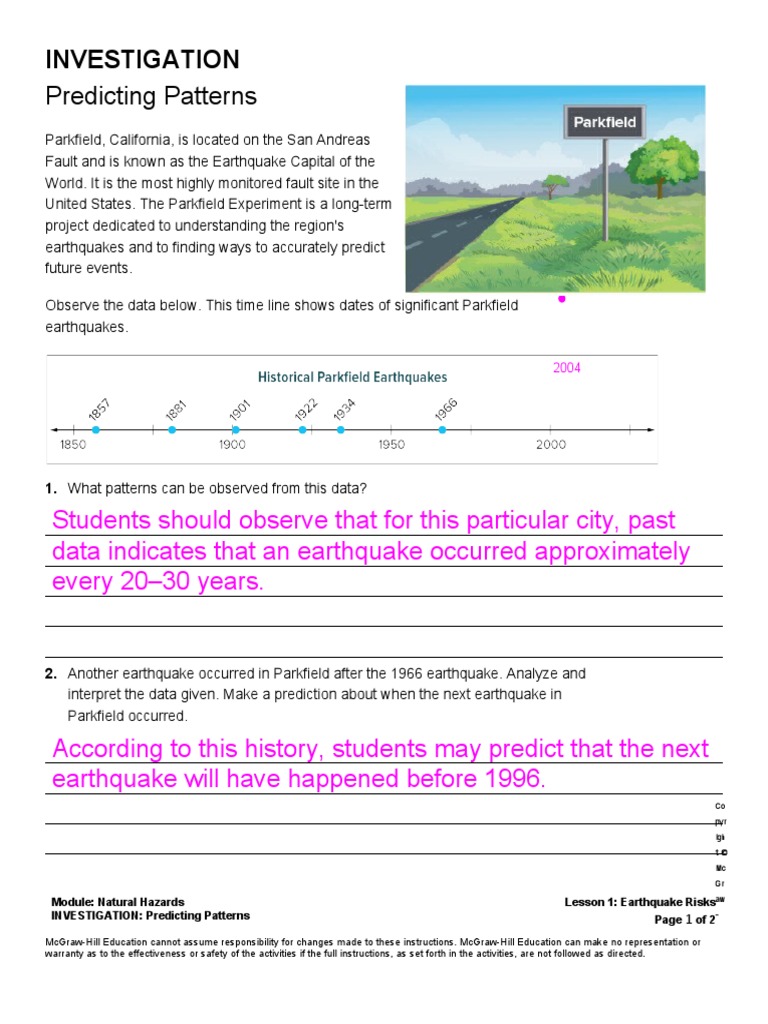 NA E131 L1 Predicting+Patterns T | PDF