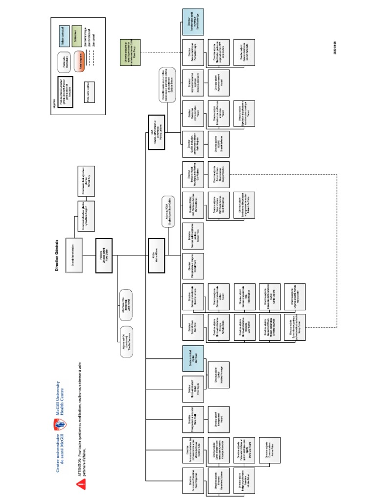 MUHC Organizational Charts | PDF