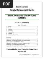 0006 - 033 Simultaneous Operations (Simops) | PDF | Risk Assessment | Risk