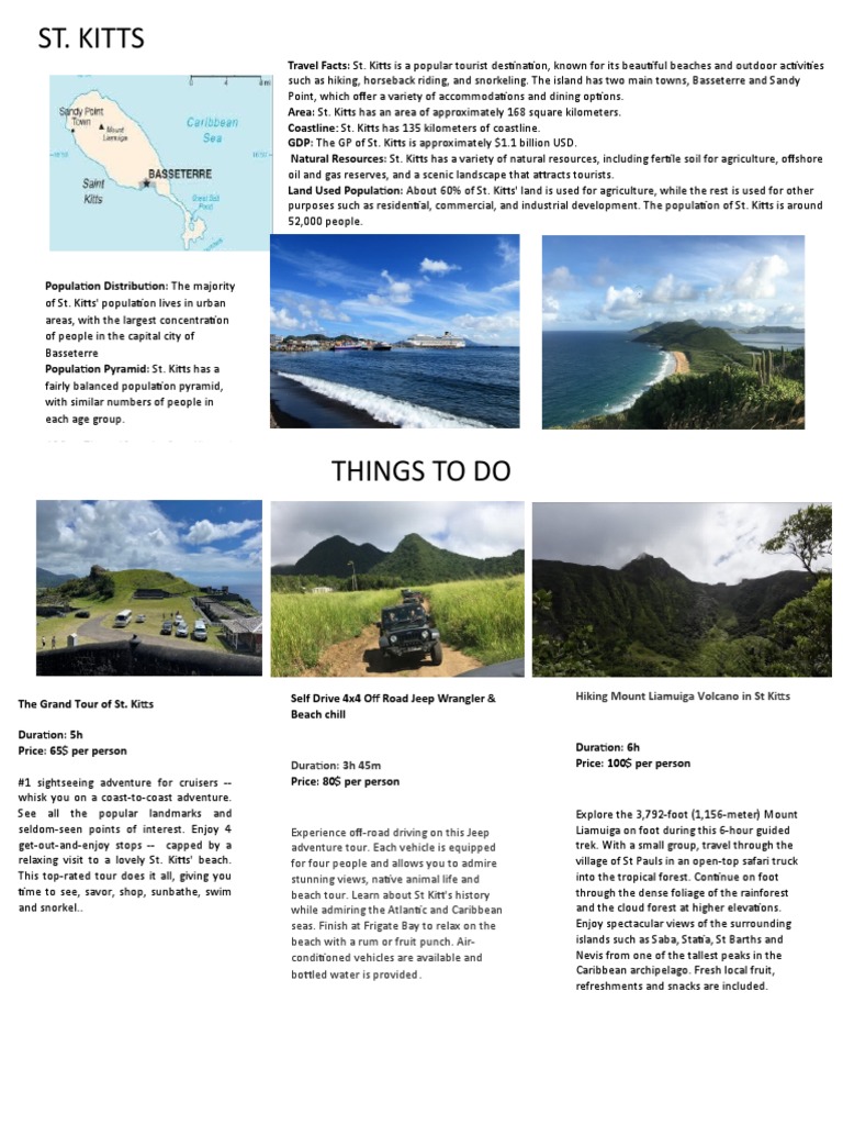 Exploring the Beauty and Culture of St. Kitts | PDF