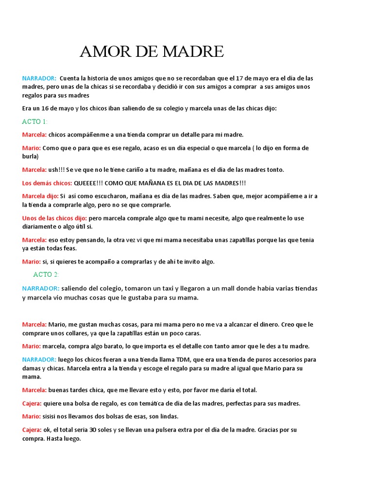 Amor De Madre Pdf