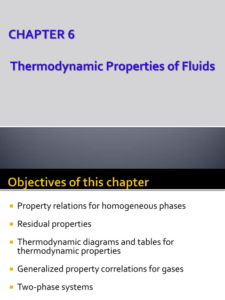Thermodynamic Properties and Relations | PDF