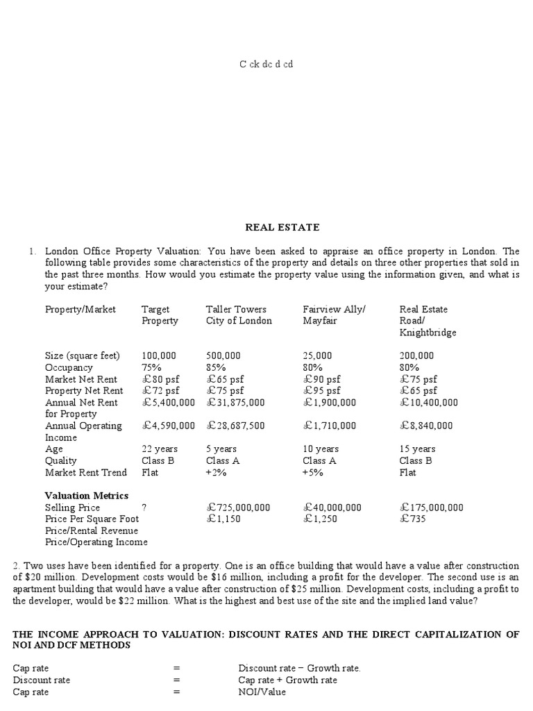 Module 3 Real Estate Worksheet 5Yj89ZvoPA | PDF | Law | Finance & Money ...