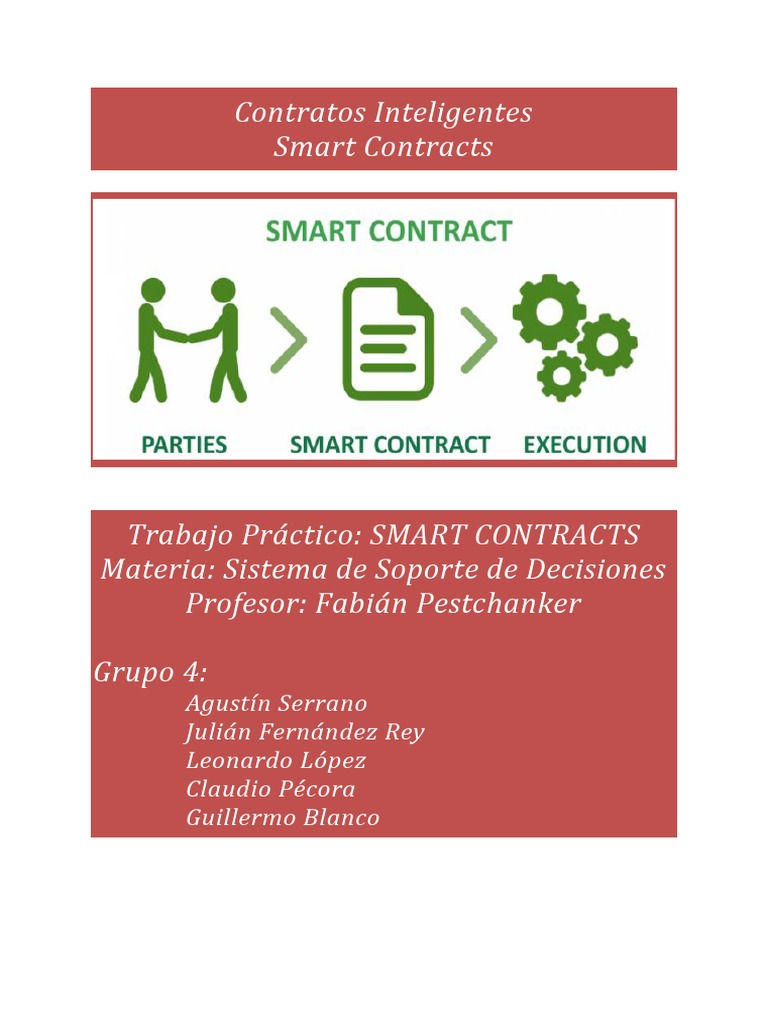 Guía de Contratos Inteligentes | PDF | Finanzas y dinero | Informática