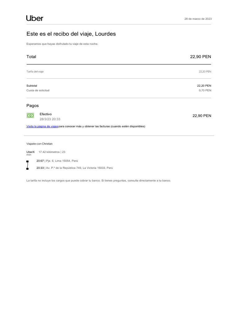 Recibo Taxi 28.03 - 2 | PDF