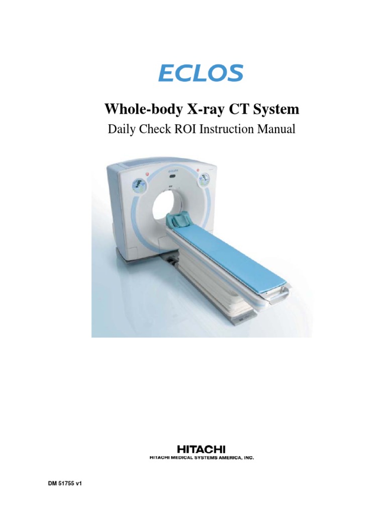 03-V1-ECLOS 16 Daily Check ROI Instruction Manual (US) | PDF