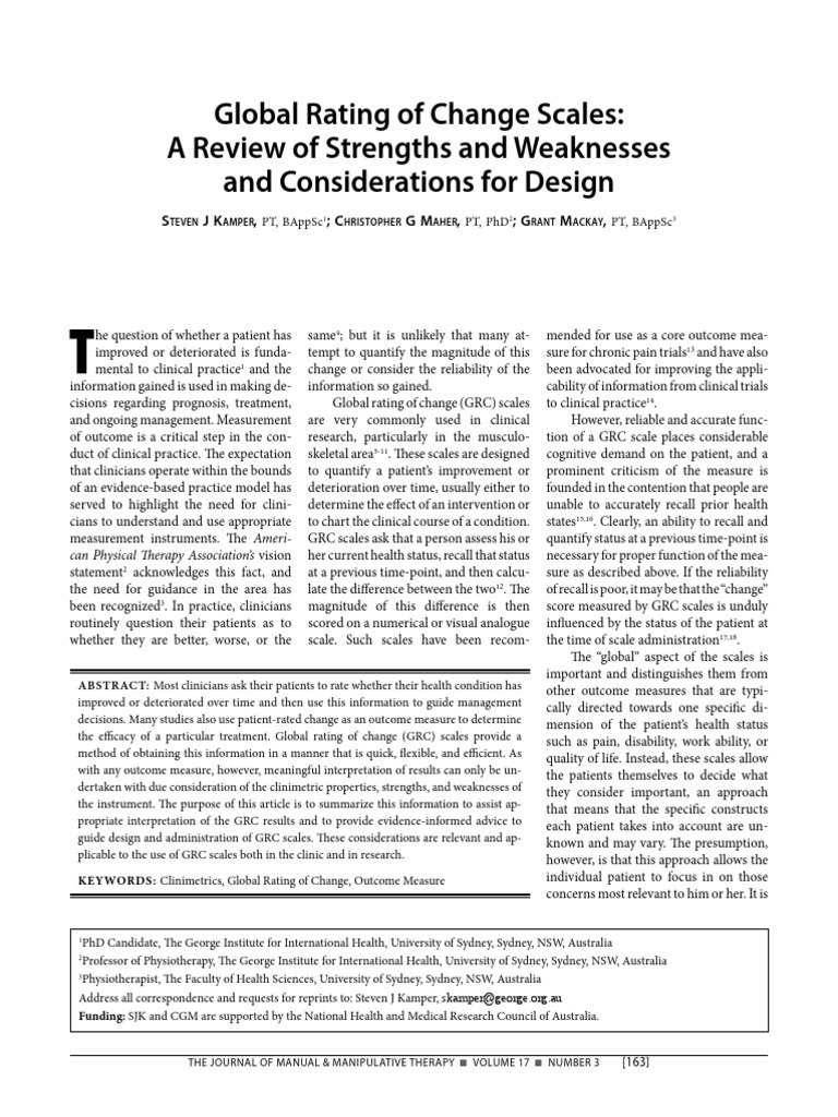 Clinicians' Guide to GRC Scales | PDF | Career & Growth | Self-Improvement