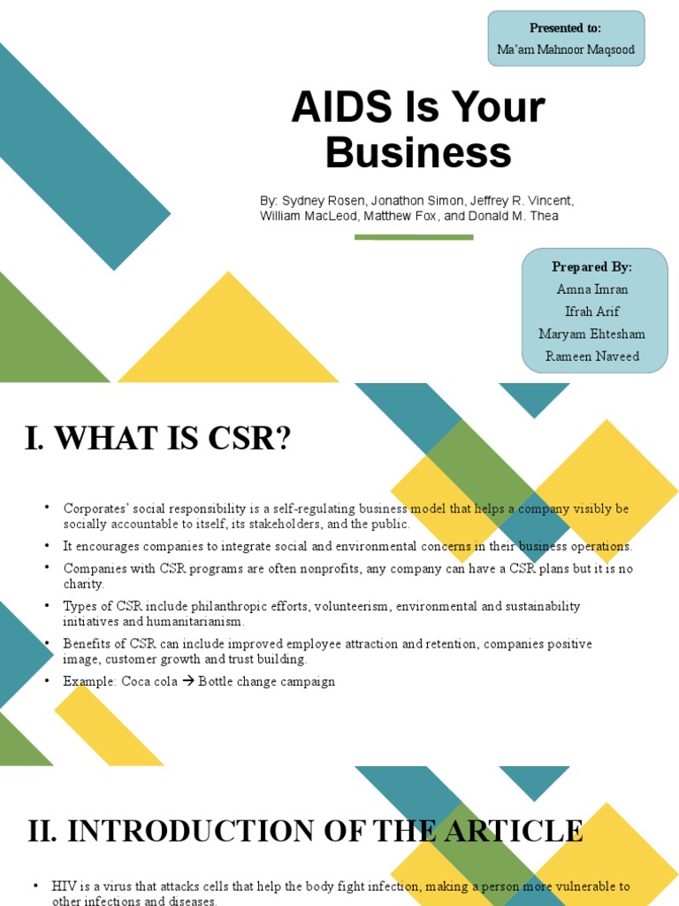 CSR PPT - Updated | PDF