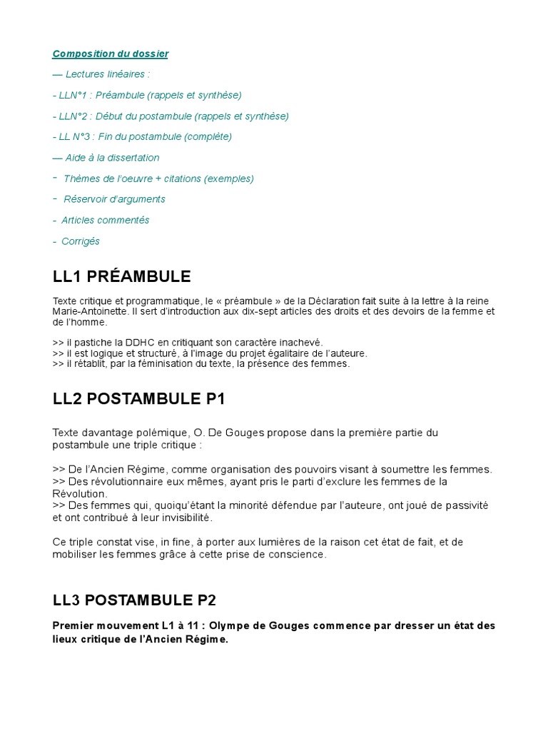 Bac Olympe de Gouges PDF | PDF