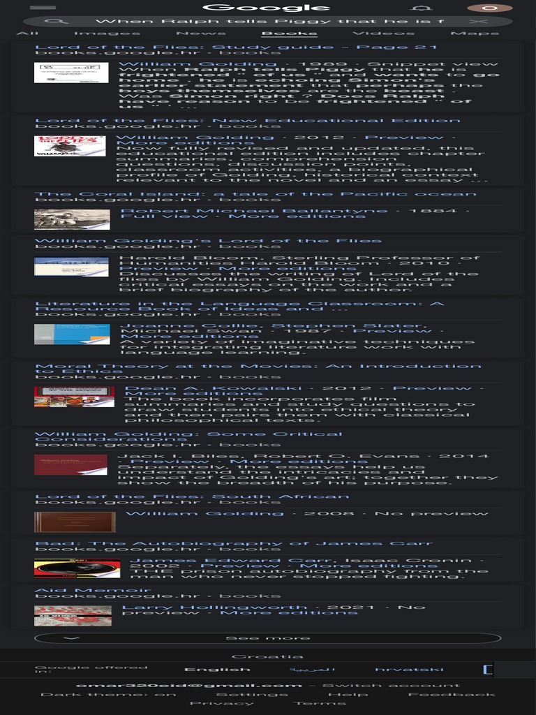 When Ralph Tells Piggy That He Is Frightened "Of Us" and Wants To Go Home, He Is Echoing Simon's ...