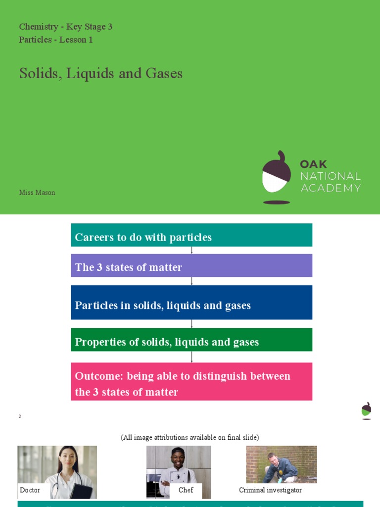 Solids, Liquids and Gases - presentation.pptx | PDF