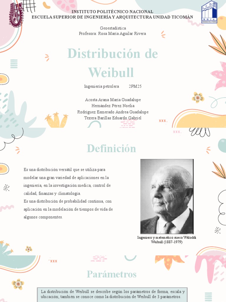 Distribución de Weibull | PDF