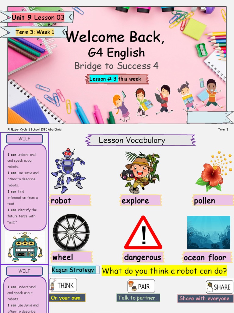 BTS4 T3 Unit 9 Lesson 03 | PDF | Language Arts & Discipline | Foreign ...