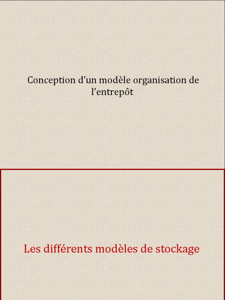 3-Types de Stockage | PDF